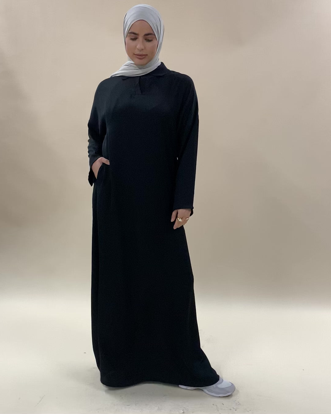 Polo Abaya Khaki | Modest Abayas | Aab Modest Wear – Aab Europe